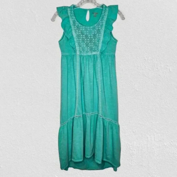 Target | Dresses | Target Cat Jack Girls Jade Tree Ruffle Embroidered ...